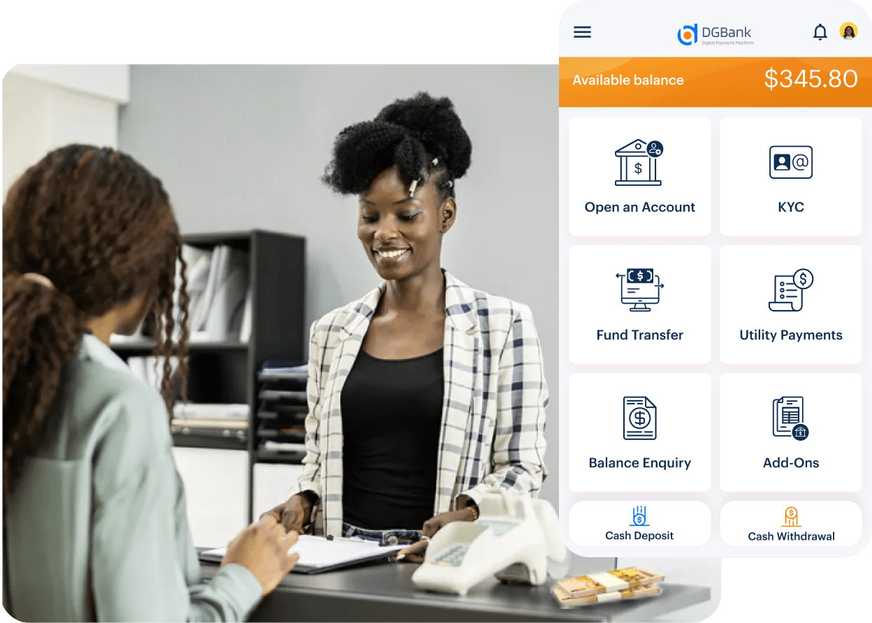 Agency Banking Solution, Mobile Banking Software, Mobile Banking App, System