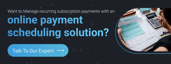 Schedule payment guide for online payment service providers